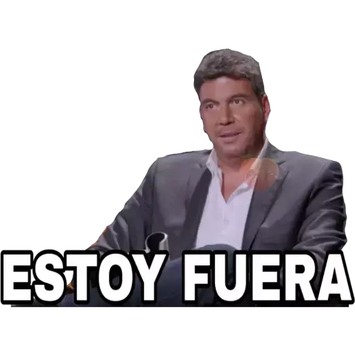 Estoy fuera Sticker de WhatsApp - DescargarStickers