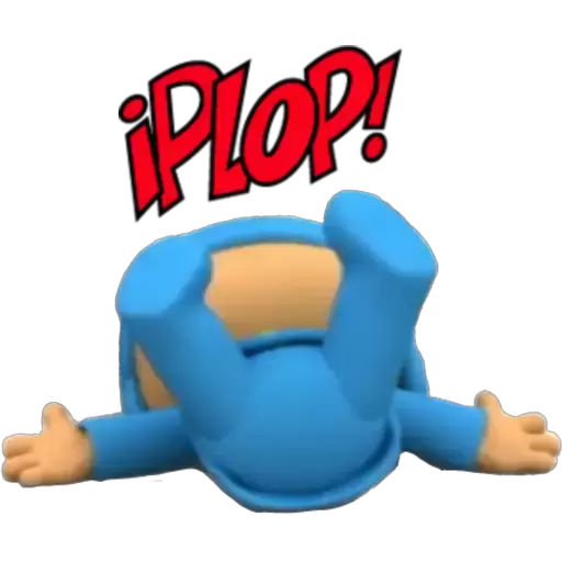 ¡PLOP! #124654 Sticker de WhatsApp - DescargarStickers
