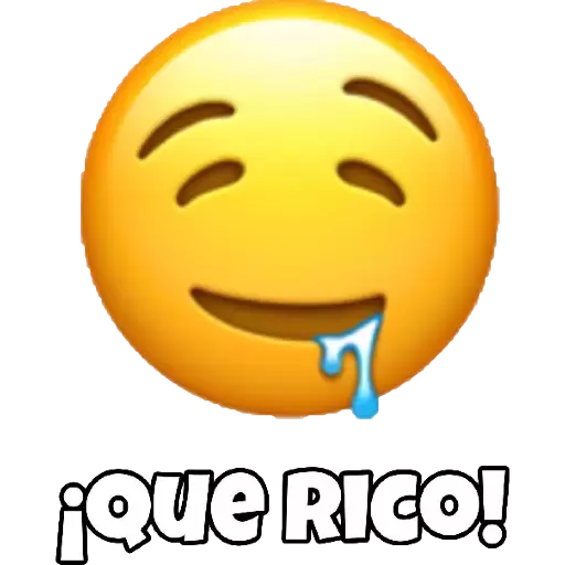 Sticker ¡Que rico! #195683 PNG - DescargarStickers
