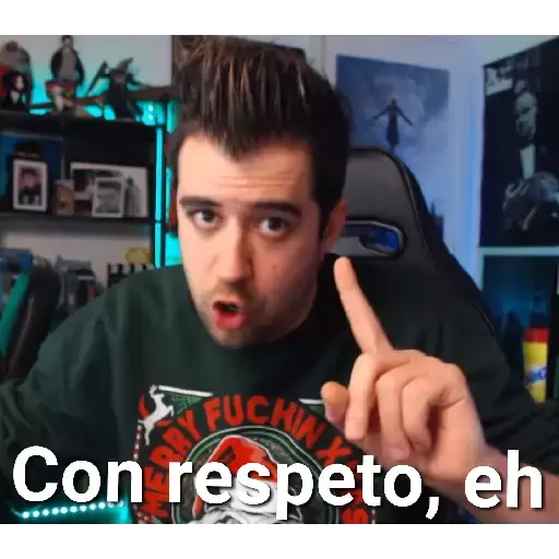 Con respeto, eh Sticker de WhatsApp - DescargarStickers