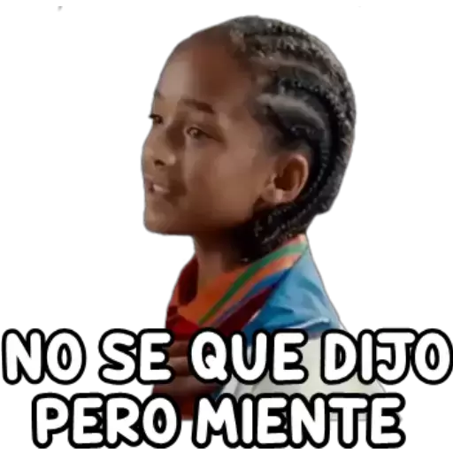 No sé qué dijo pero miente Sticker de WhatsApp - DescargarStickers