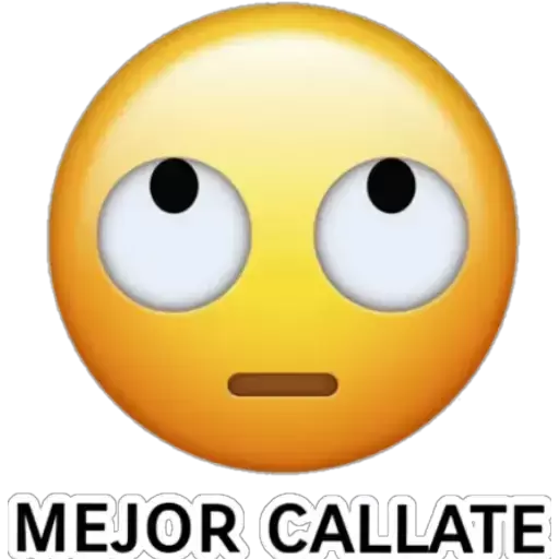 MEJOR CALLATE Sticker de WhatsApp - DescargarStickers
