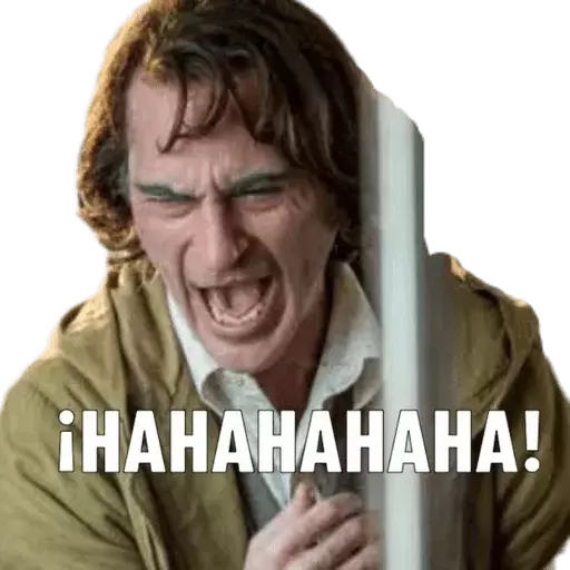 ¡HAHAHAHAHA! Sticker de WhatsApp - DescargarStickers
