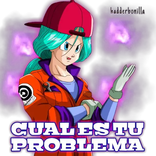 Cuál es tu problema Sticker de WhatsApp - DescargarStickers