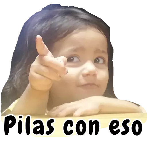 Pilas con eso Sticker de WhatsApp - DescargarStickers