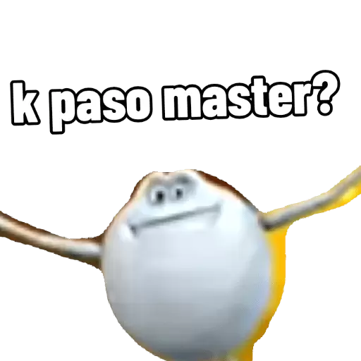 K paso master? Sticker de WhatsApp - DescargarStickers