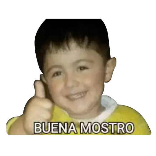 BUENA MOSTRO Sticker de WhatsApp - DescargarStickers