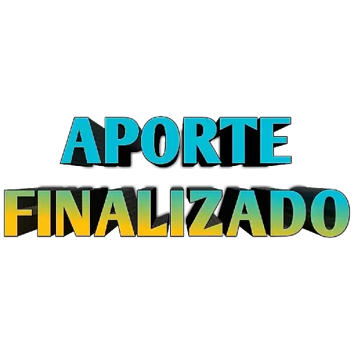 Aporte finalizado #584990 Sticker de WhatsApp - DescargarStickers