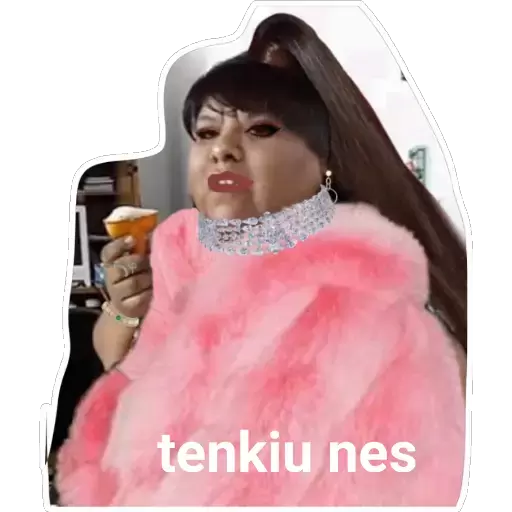 Tenkiu nes Sticker de WhatsApp - DescargarStickers