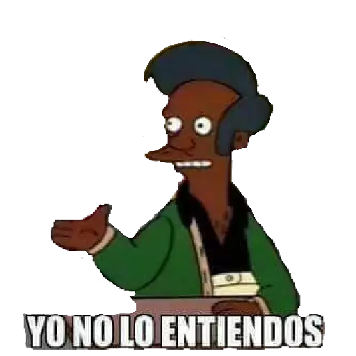 Yo no lo entiendo Sticker de WhatsApp - DescargarStickers