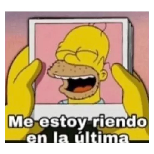 Sticker Me estoy riendo en la ultima PNG - DescargarStickers