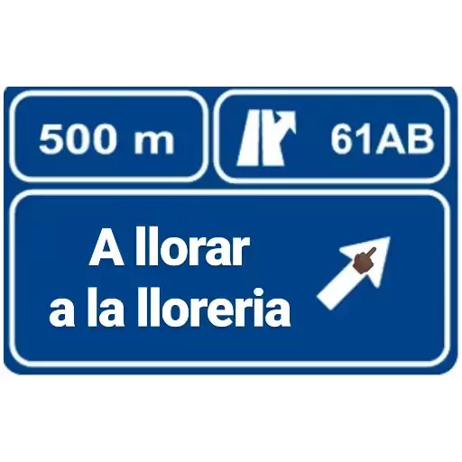 Sticker A llorar a la lloreria PNG - DescargarStickers