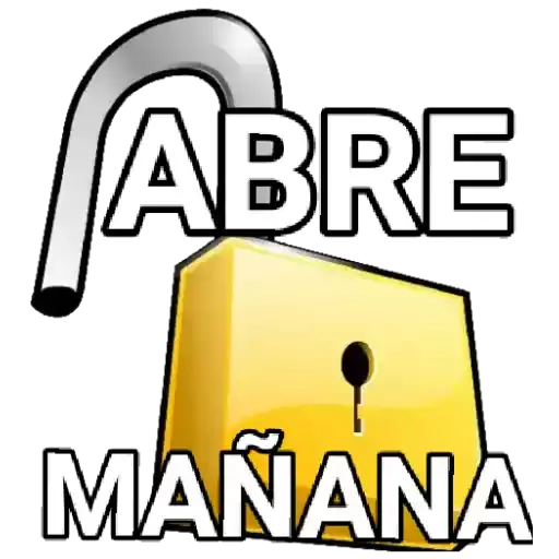 Abre mañana Sticker de WhatsApp - DescargarStickers