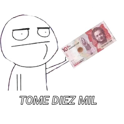 Sticker TOME DIEZ MIL PNG - DescargarStickers