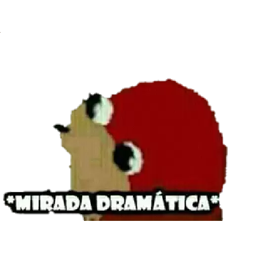 Mirada dramática Sticker de WhatsApp - DescargarStickers