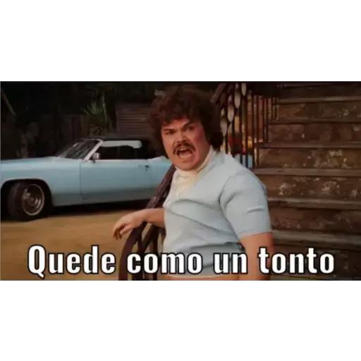 Quede como un tonto #053990 Sticker de WhatsApp - DescargarStickers