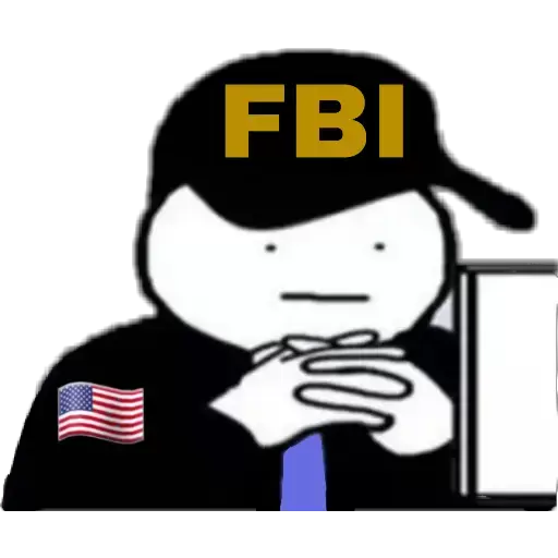 FBI #058426 Sticker de WhatsApp - DescargarStickers