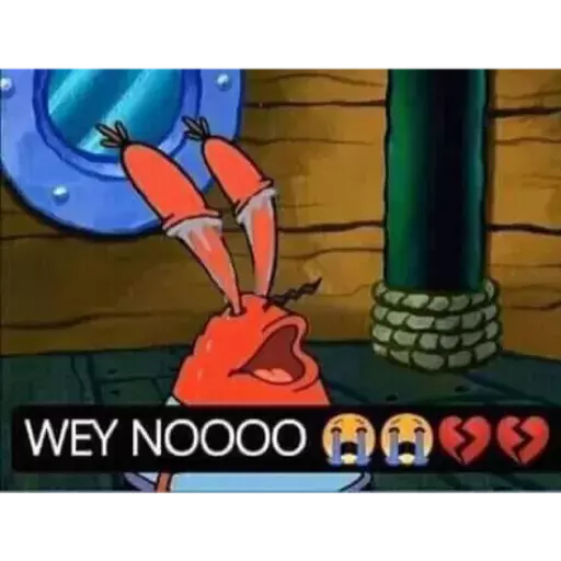 WEY NOOOO #063481 Sticker de WhatsApp - DescargarStickers