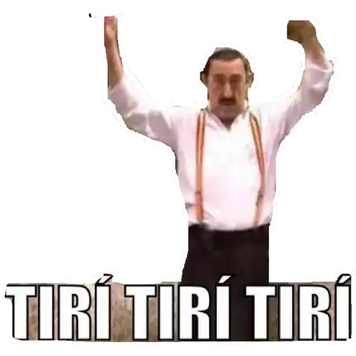 Tirí tirí tirí Sticker de WhatsApp - DescargarStickers