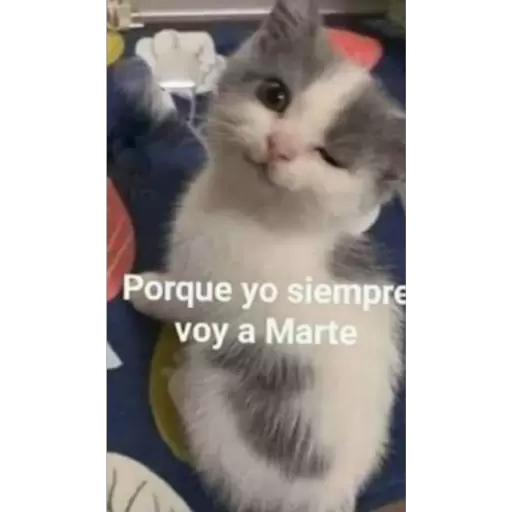 Porque yo siempre voy a Marte Sticker de WhatsApp - DescargarStickers