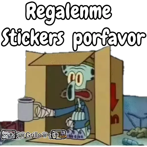 Regalenme Stickers porfavor Sticker de WhatsApp - DescargarStickers