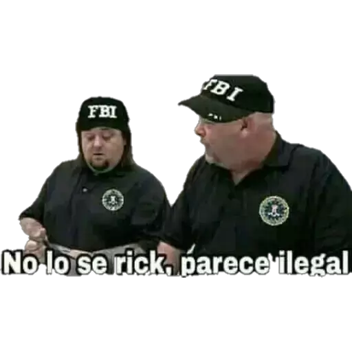 Sticker No lo sé Rick, parece ilegal PNG - DescargarStickers