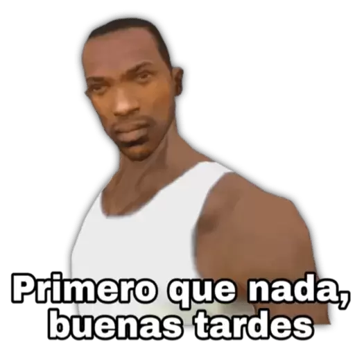 Sticker Primero que nada, buenas tardes PNG - DescargarStickers