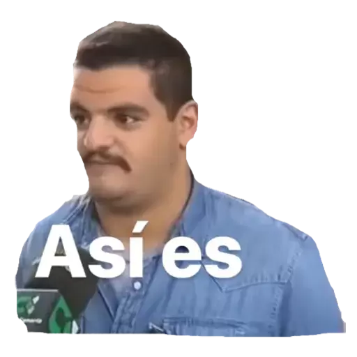 Así es #250080 Sticker de WhatsApp - DescargarStickers