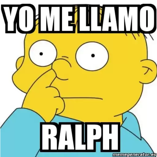 YO ME LLAMO RALPH Sticker de WhatsApp - DescargarStickers
