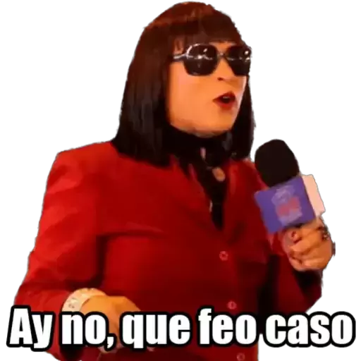 Ay no, que feo caso Sticker de WhatsApp - DescargarStickers