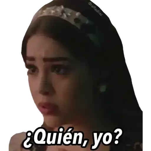 ¿Quién, yo? Sticker de WhatsApp - DescargarStickers