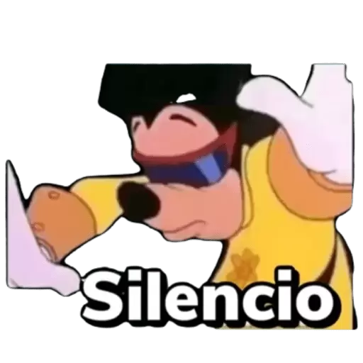 Silencio Sticker de WhatsApp - DescargarStickers