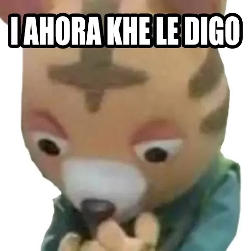 Sticker I AHORA KHE LE DIGO PNG - DescargarStickers