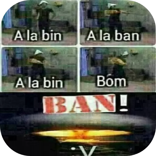 A la bin, A la ban, A la bin, Bom, BAN! Sticker de WhatsApp ...