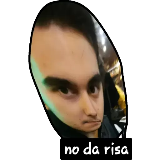 No da risa #591906 Sticker de WhatsApp - DescargarStickers