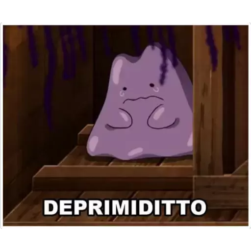 DEPRIMIDITTO Sticker de WhatsApp - DescargarStickers
