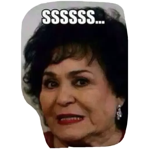 SSSSSS... Sticker de WhatsApp - DescargarStickers