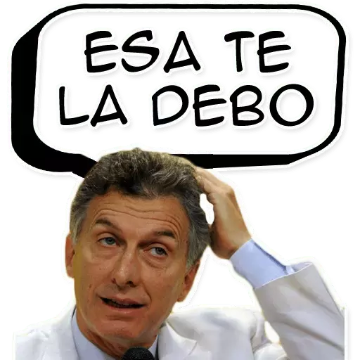 ESA TE LA DEBO Sticker de WhatsApp - DescargarStickers