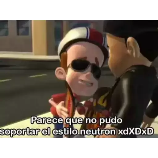 Parece que no pudo soportar el estilo neutrón xdXDXD Sticker ...