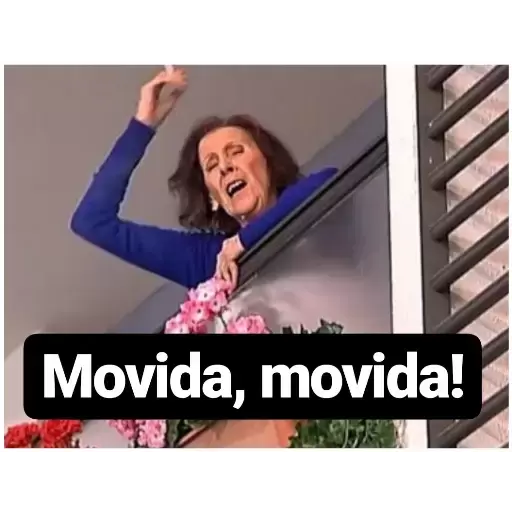 Movida, movida! PNG transparente - Descargar Stickers