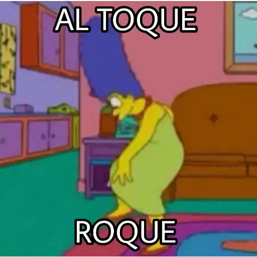 AL TOQUE ROQUE Sticker de WhatsApp - DescargarStickers