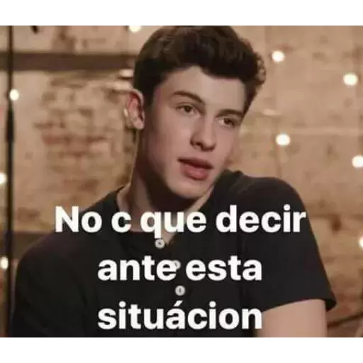 Sticker No sé qué decir ante esta situación PNG - DescargarStickers