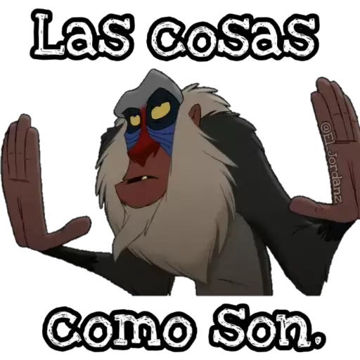 Las cosas como son Sticker de WhatsApp - DescargarStickers