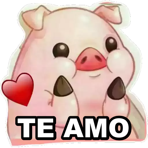 TE AMO #9397731 Sticker de WhatsApp - DescargarStickers