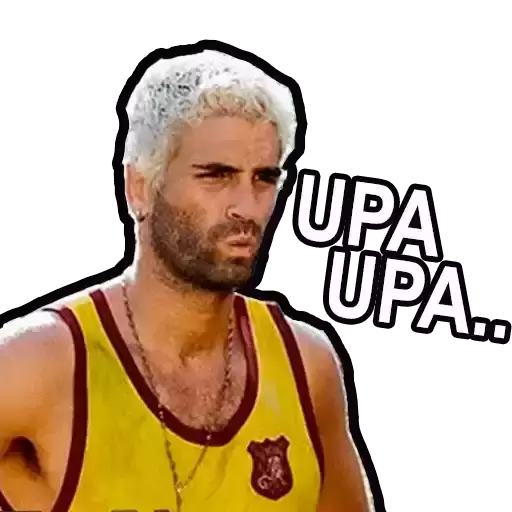 UPA UPA... Sticker de WhatsApp - DescargarStickers