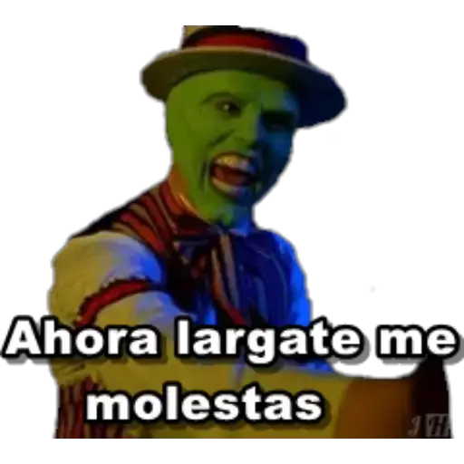 Sticker Ahora lárgate me molestas PNG - DescargarStickers