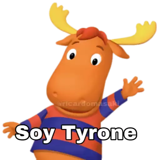 Soy Tyrone Sticker de WhatsApp - DescargarStickers