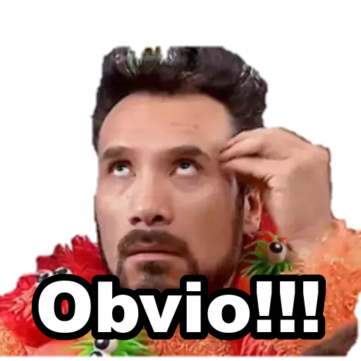 Obvio!!! #0530256 Sticker de WhatsApp - DescargarStickers