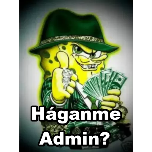 Háganme Admin Sticker de WhatsApp - DescargarStickers