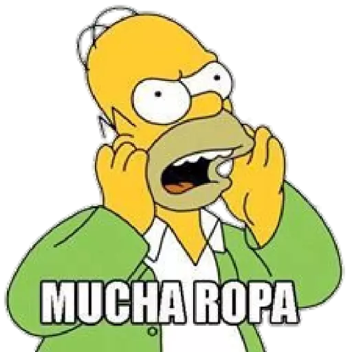 Mucha ropa Sticker - DescargarStickers